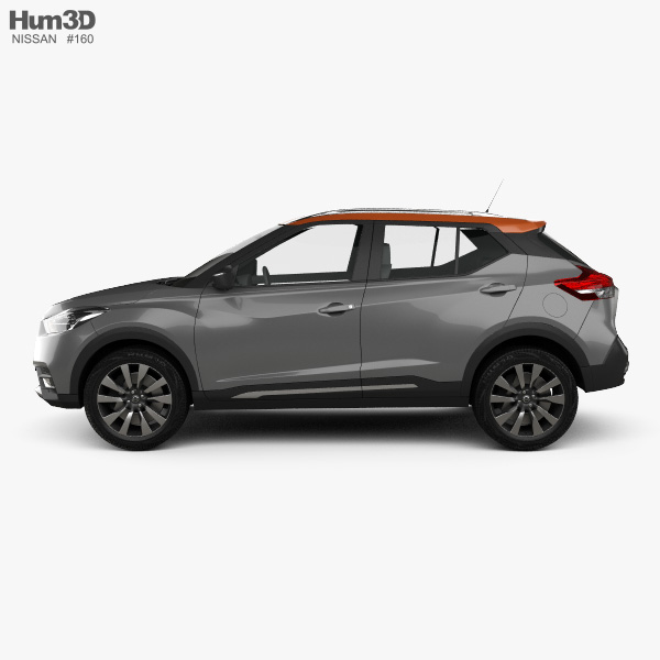 Nissan Kicks 2020 3D model - Download Crossover SUV on 3DModels.org