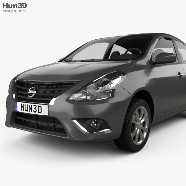 Nissan Versa Sense 2018 Modelo 3D - Descargar Sedan on 3DModels.org