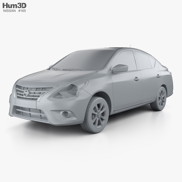 Nissan Versa Sense 2018 Modelo 3D - Descargar Sedan on 3DModels.org