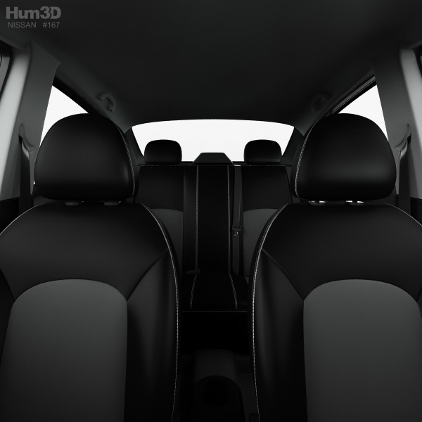 Nissan Versa Sense with HQ interior 2018 3D model - Download Sedan on ...