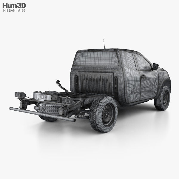 Nissan Navara King Cab Chassis 2018 Modelo 3D - Descargar Pickup on ...