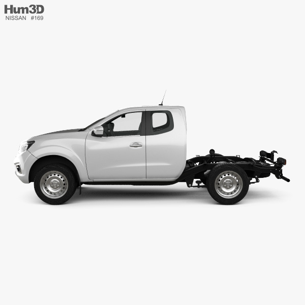 Nissan Navara King Cab Chassis 2018 Modelo 3D - Descargar Pickup on ...