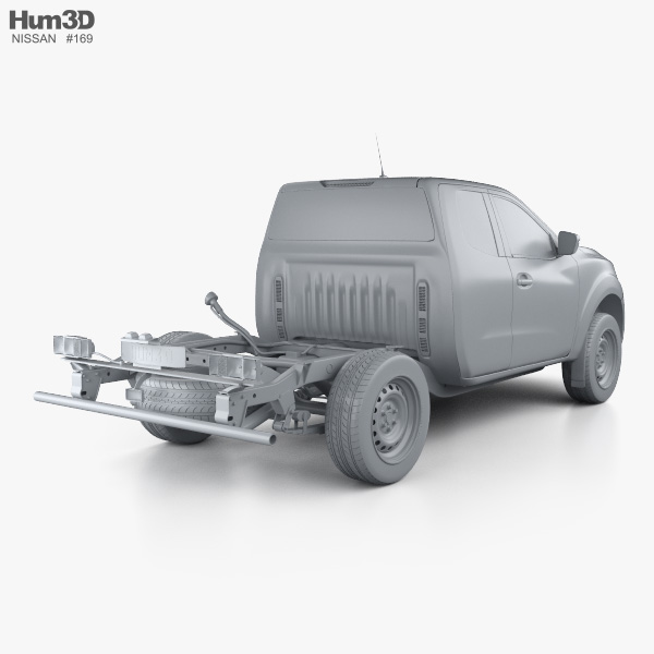 Nissan Navara King Cab Chassis 2018 Modelo 3D - Descargar Pickup on ...