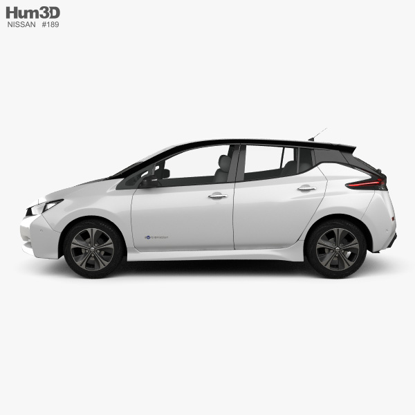 Nissan Leaf 2021 3D model - Download Hatchback on 3DModels.org