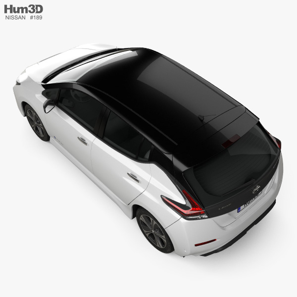 日産リーフ 2021 3Dモデル - ダウンロード Hatchback オン 3DModels.org
