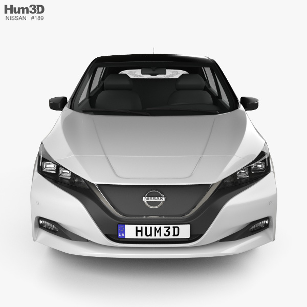 Nissan Leaf 2021 3D 모델 - 다운로드 Hatchback on 3DModels.org