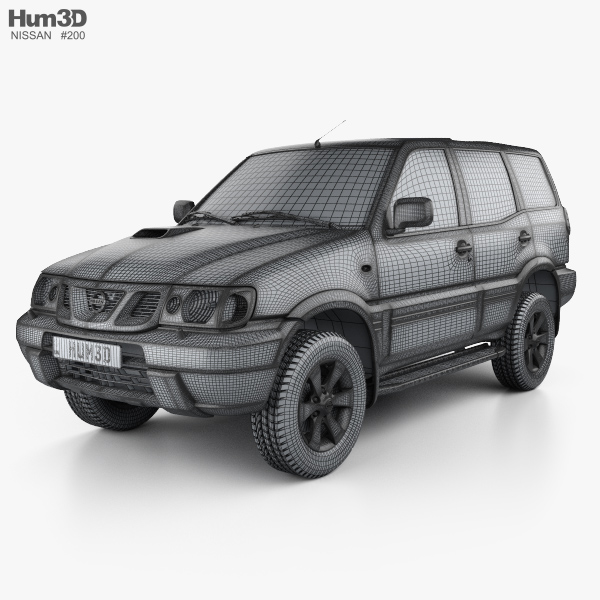 Nissan Terrano II 5 puertas 2012 Modelo 3D - Descargar Crossover SUV ...