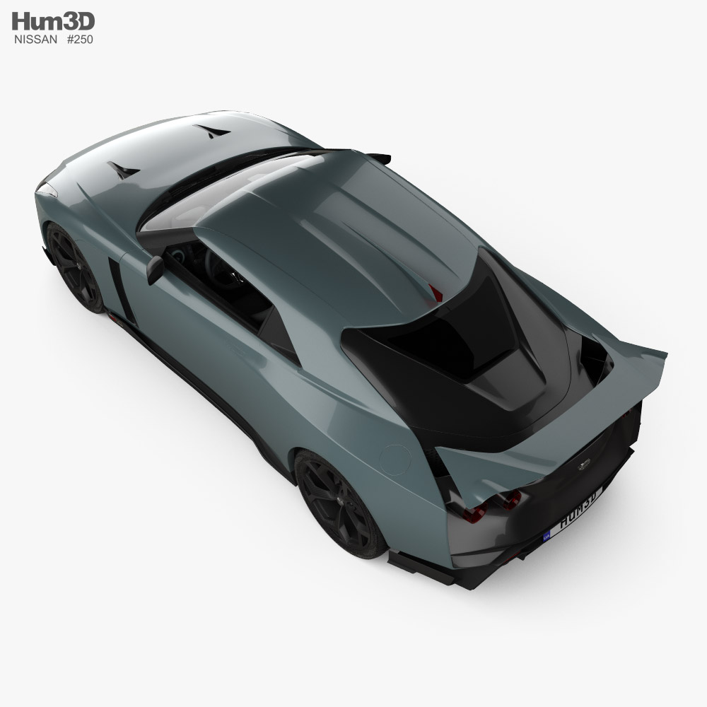 Nissan GT-R50 带内饰 2021 3D模型 - 下载 Sports car 开启 3DModels.org