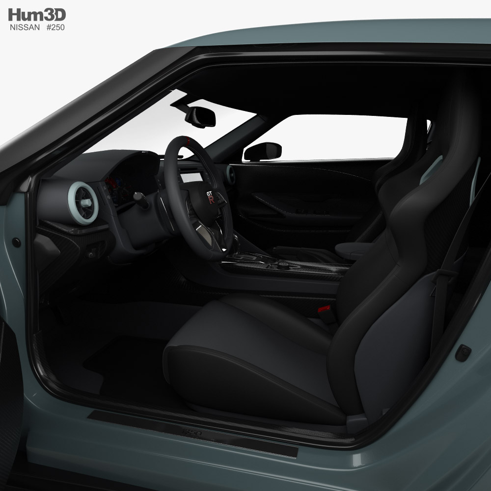 Nissan GT-R50 带内饰 2021 3D模型 - 下载 Sports car 开启 3DModels.org