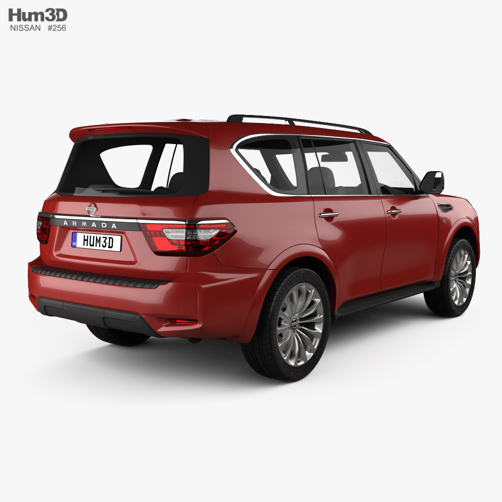 Nissan Armada 2024 3D model - Download Crossover SUV on 3DModels.org