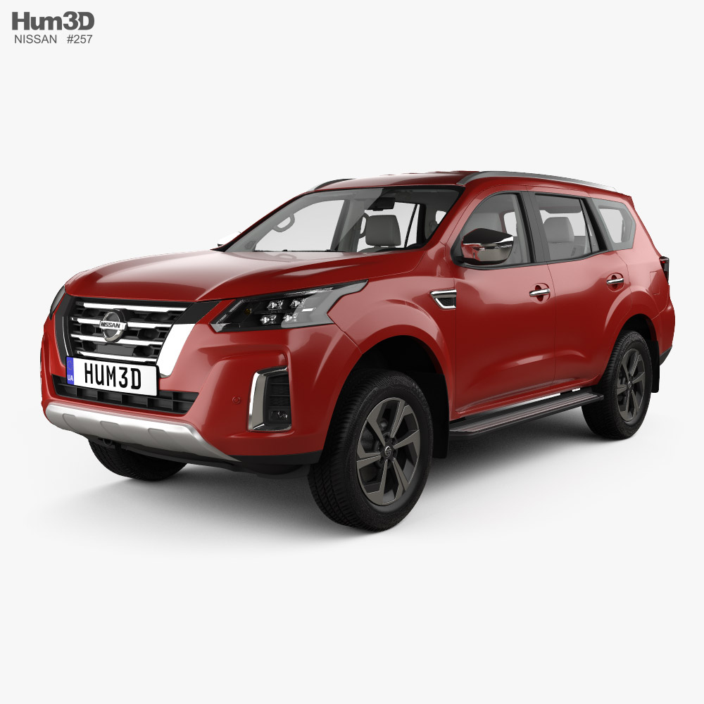 Nissan XTerra Platinum 带内饰 2020 3D模型 - 下载 Crossover SUV on 3DModels.org