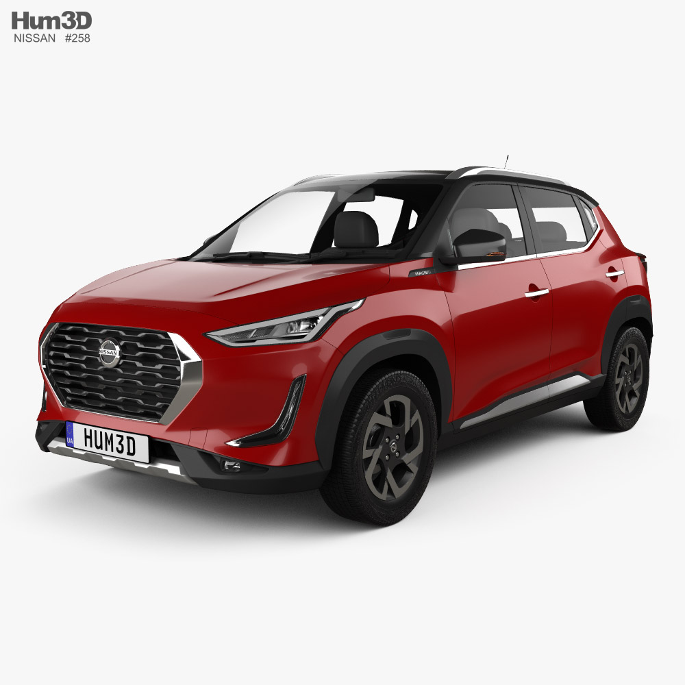 Nissan Magnite 2024 3D model - Download Crossover SUV on 3DModels.org