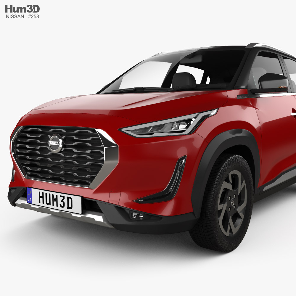 Nissan Magnite 2024 3D model - Download Crossover SUV on 3DModels.org