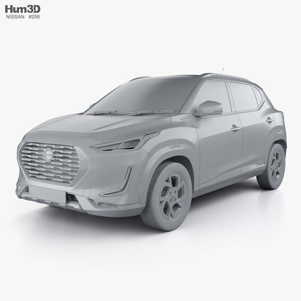 Nissan Magnite 2024 3D model - Download Crossover SUV on 3DModels.org