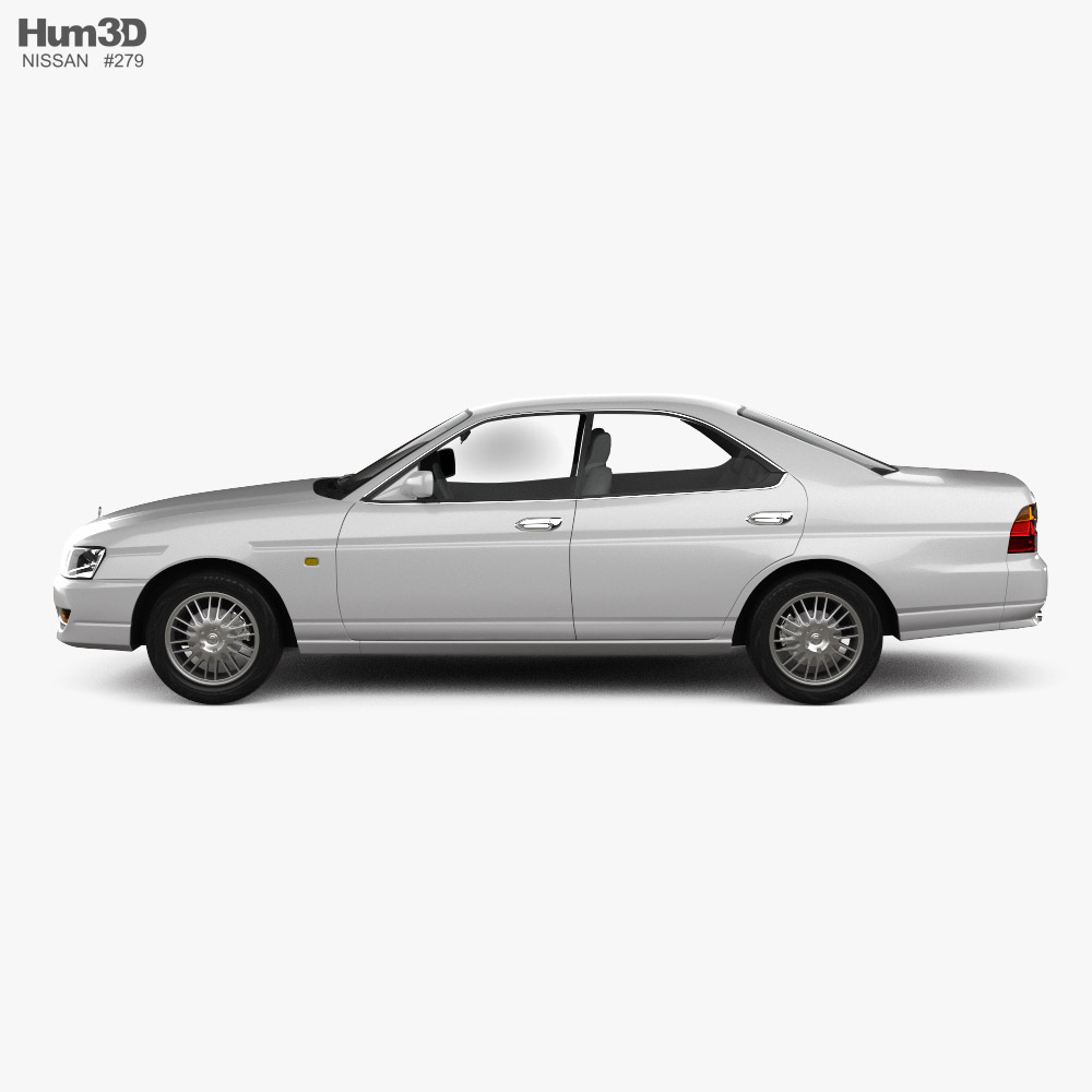 Nissan Laurel 2000 3D model - Download Sedan on 3DModels.org