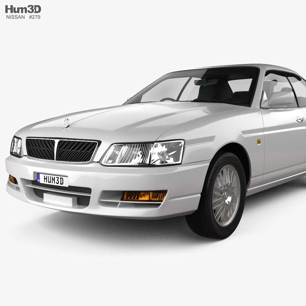 Nissan Laurel 2000 3D model - Download Sedan on 3DModels.org