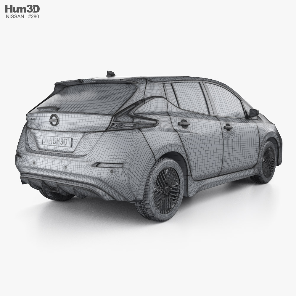 Nissan Leaf 2025 3D model - Download Hatchback on 3DModels.org