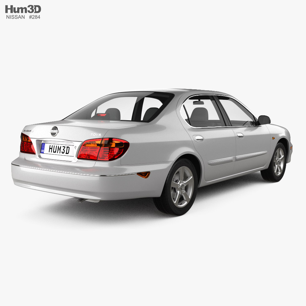 Nissan Maxima QX 2003 3D model - Download Sedan on 3DModels.org