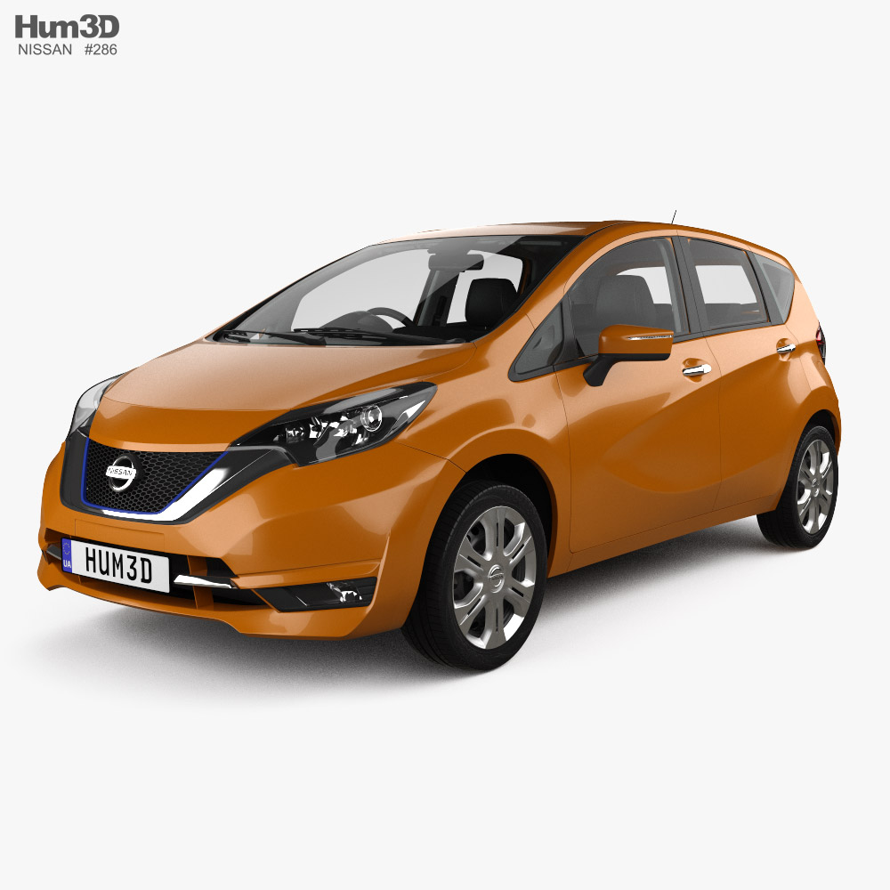 Nissan Note e-Power JP-spec with HQ interior 2019 3D model - Download ...