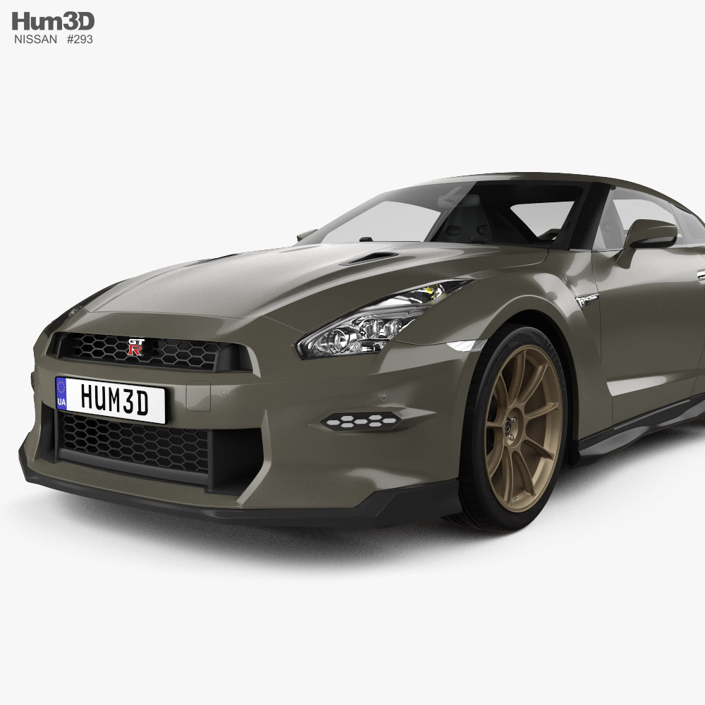 Nissan GT-R Premium Edition T-Spec 2025 3D model - Download Sports car ...