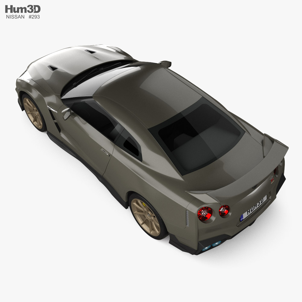 Nissan GT-R Premium Edition T-Spec 2025 3Dモデル - ダウンロード Sports car on ...