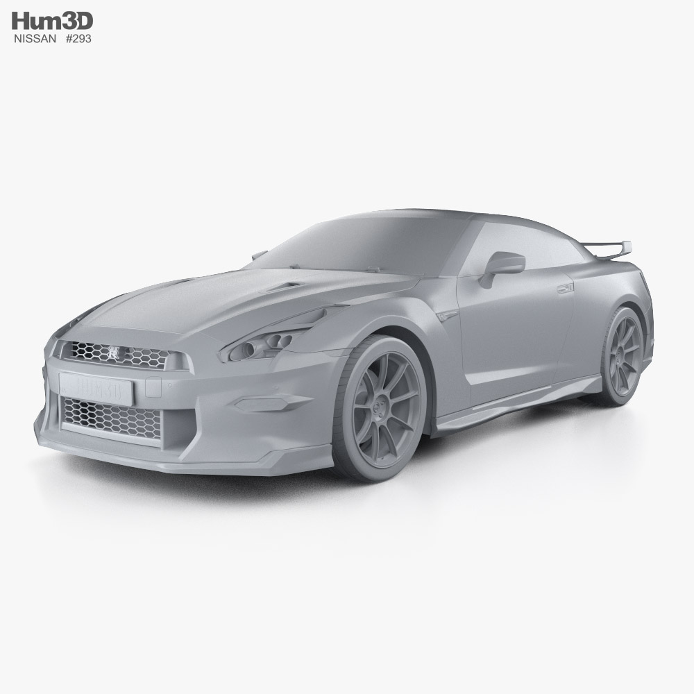 Nissan GT-R Premium Edition T-Spec 2025 3D model - Download Sports car ...
