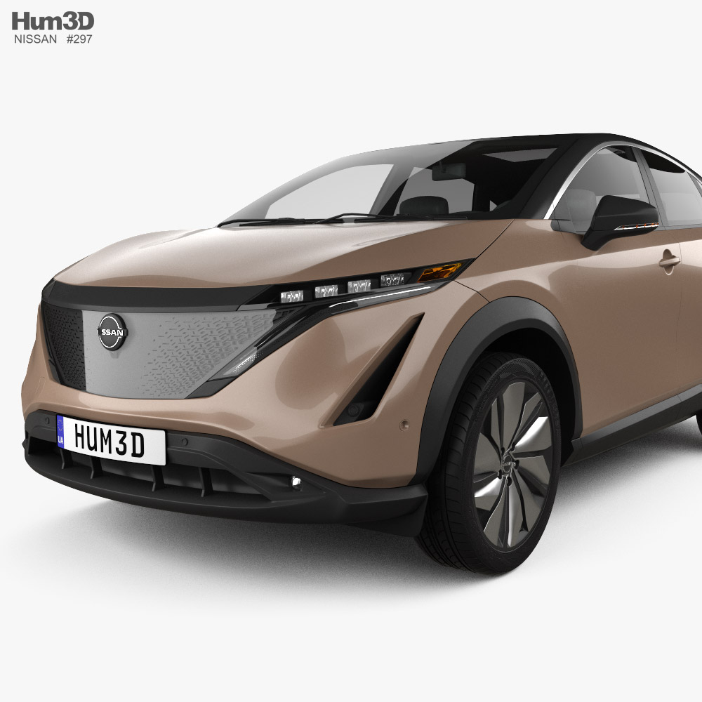 Nissan Ariya US-spec 2025 3D model - Download Crossover SUV on 3DModels.org