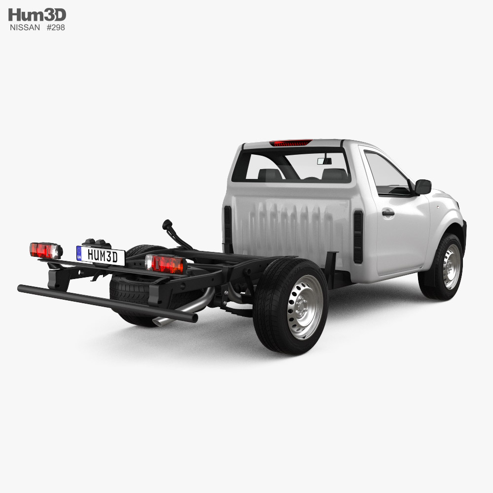 Nissan NP300 Cabina Simple Chassis 2025 Modelo 3D - Descargar Pickup ...