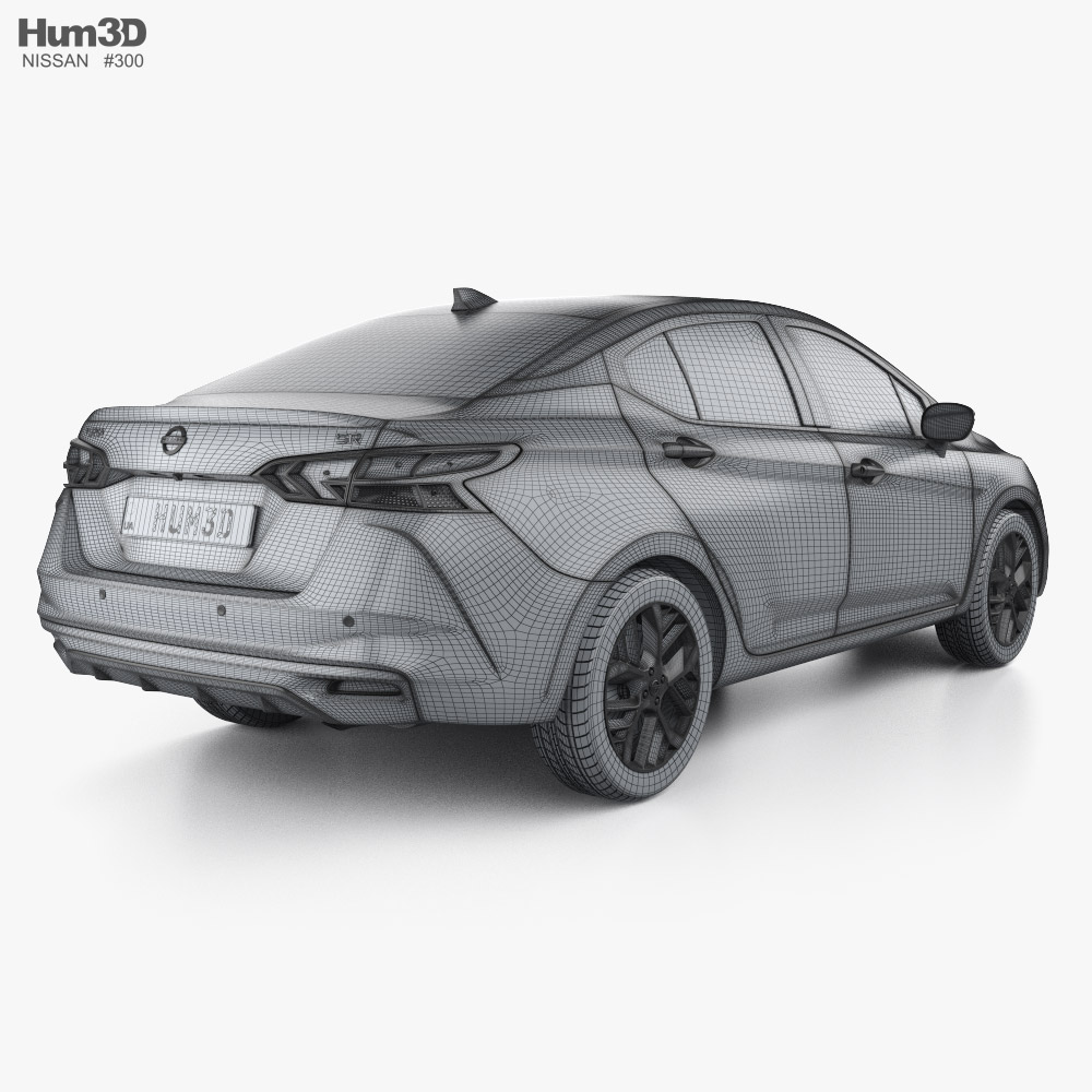 Nissan Versa sedan SR 2025 3D model - Download Sedan on 3DModels.org