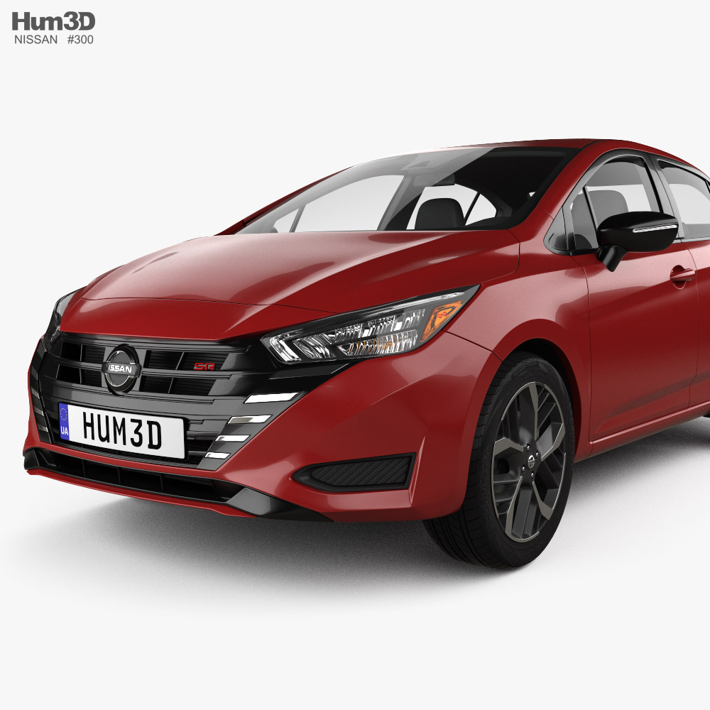 Nissan Versa sedan SR 2025 3D model - Download Sedan on 3DModels.org
