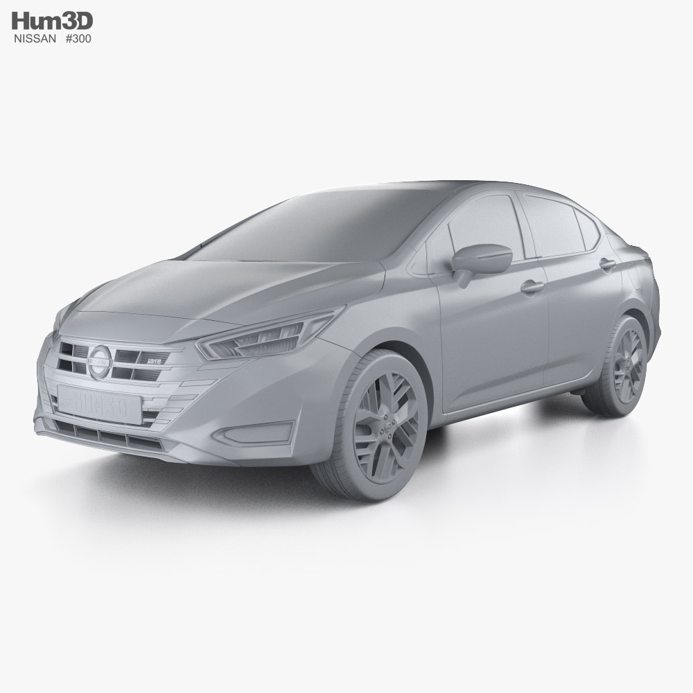 Nissan Versa sedan SR 2025 3D model - Download Sedan on 3DModels.org