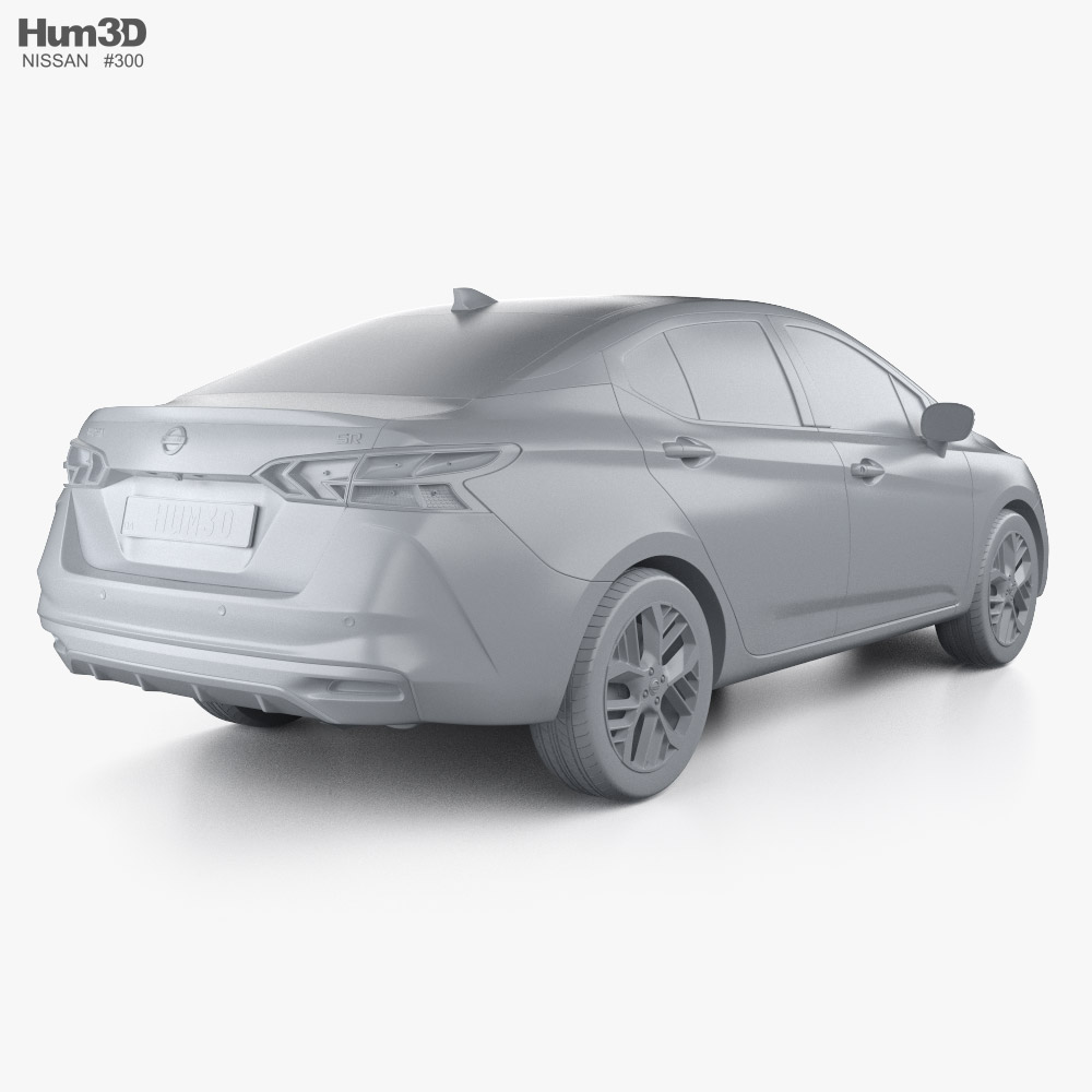 Nissan Versa sedan SR 2025 3D model - Download Sedan on 3DModels.org