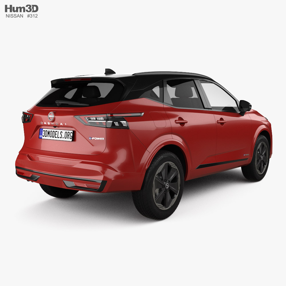 Nissan Qashqai N-Design 2025 3D model - Download Crossover SUV on ...