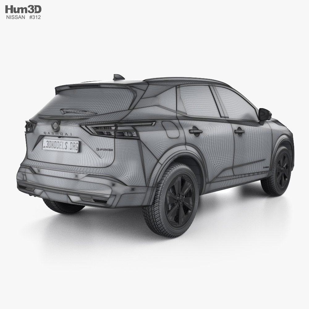 Nissan Qashqai N-Design 2025 3D model - Download Crossover SUV on ...
