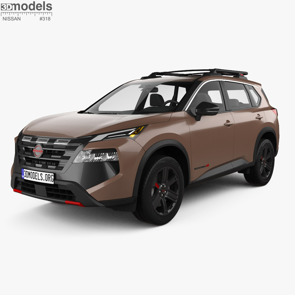 Nissan Rogue Rock Creek 2025 3D model - Download Crossover SUV on ...