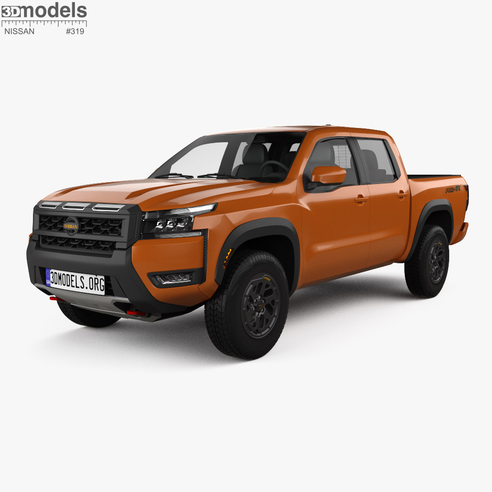 Nissan Frontier Pro-4X Crew Cab 2025 Modelo 3D - Descargar Pickup ...