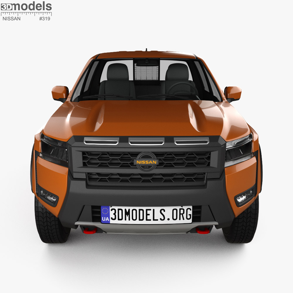 Nissan Frontier Pro-4X Crew Cab 2025 3D 모델 - 다운로드 픽업 트럭 on 3DModels.org