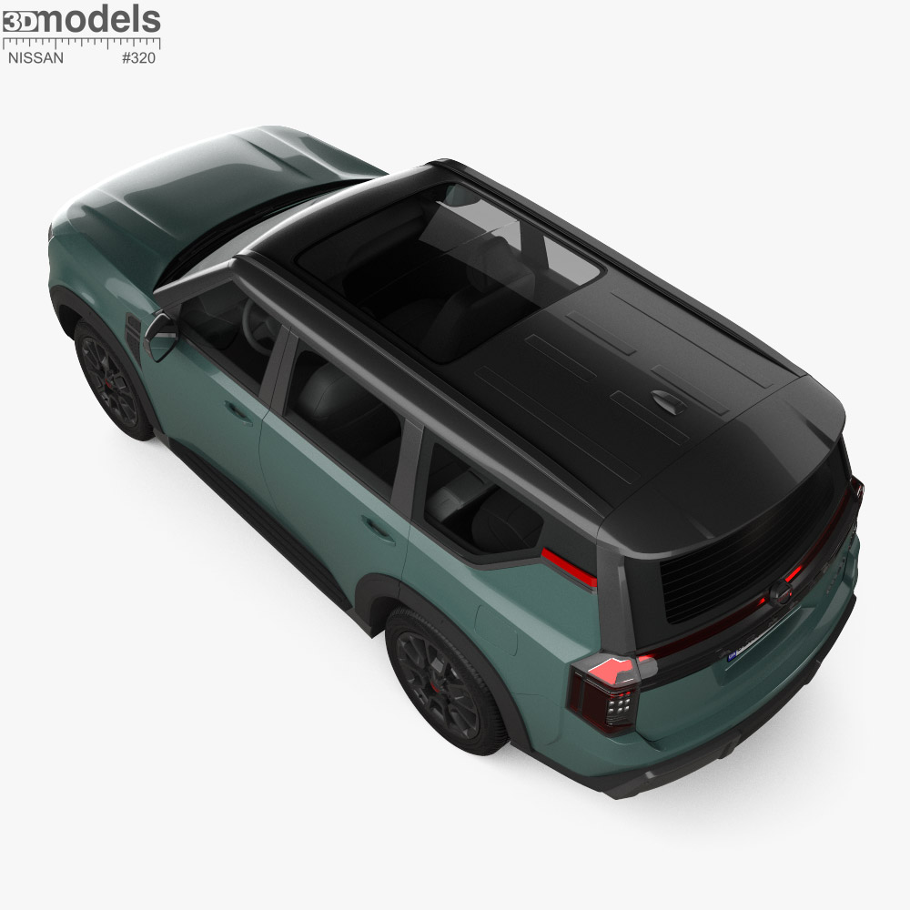 Nissan Armada Pro-4X 2025 3D model - Download Crossover SUV on 3DModels.org