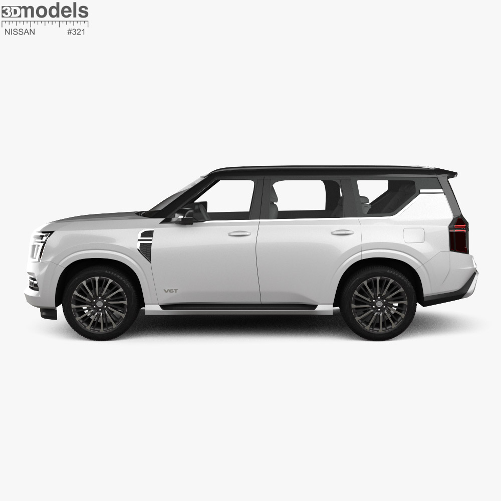 Nissan Patrol Platinum 2025 3D model - Download Crossover SUV on ...