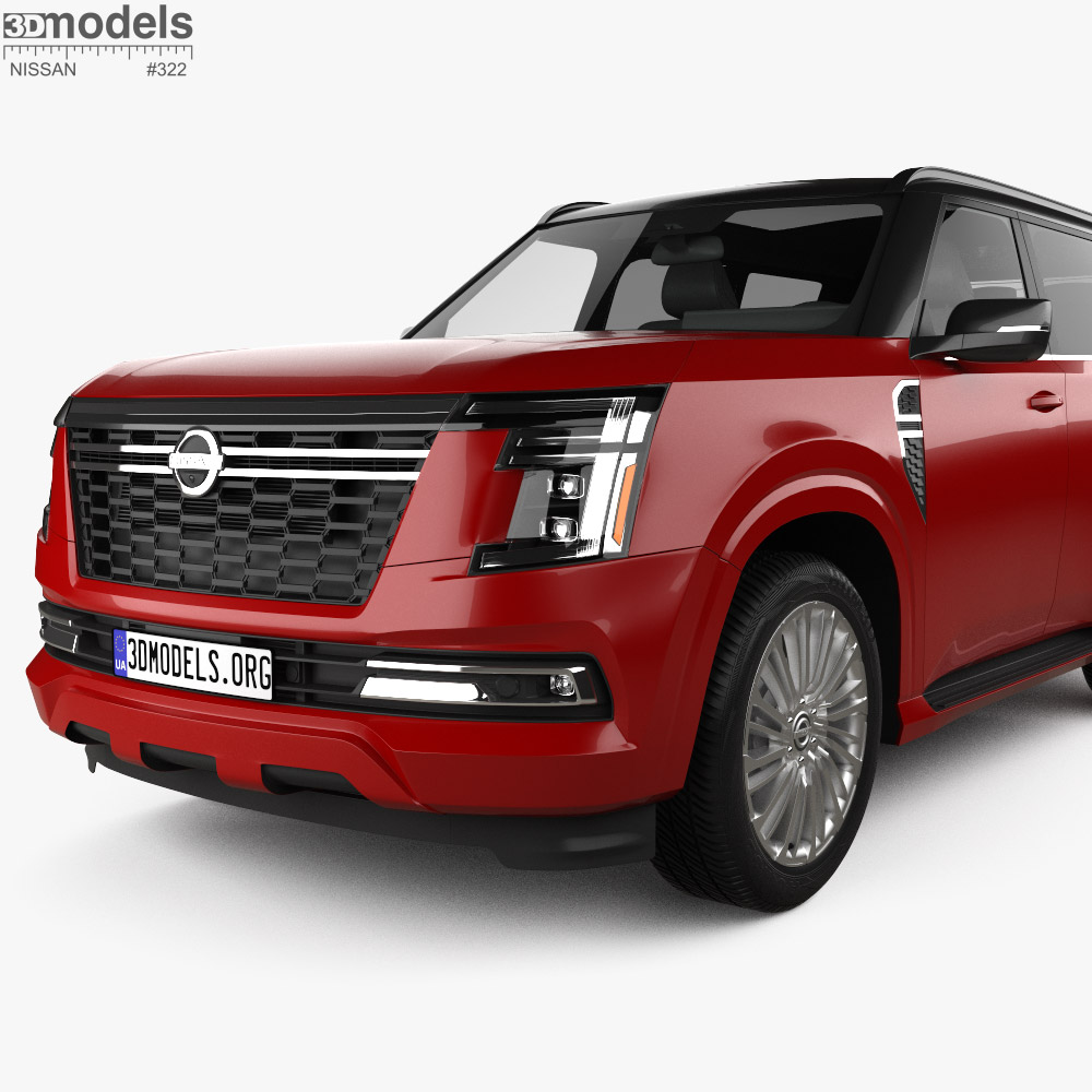 Nissan Armada Platinum Reserve 2025 Modelo 3D - Descargar Crossover SUV ...