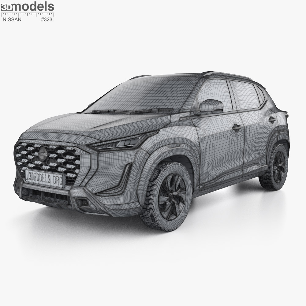 Nissan Magnite 2025 3D model - Download Crossover SUV on 3DModels.org