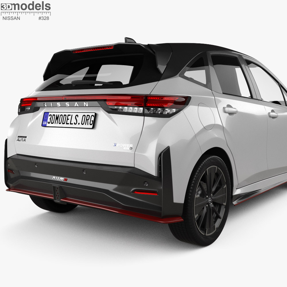 Nissan Note Aura Nismo 2025 3D model - Download Hatchback on 3DModels.org
