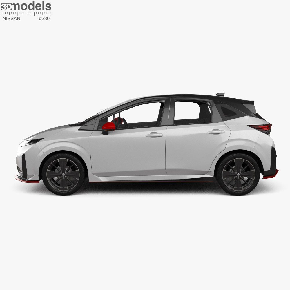 Nissan Note Aura Nismo with HQ interior 2025 3D model - Download ...