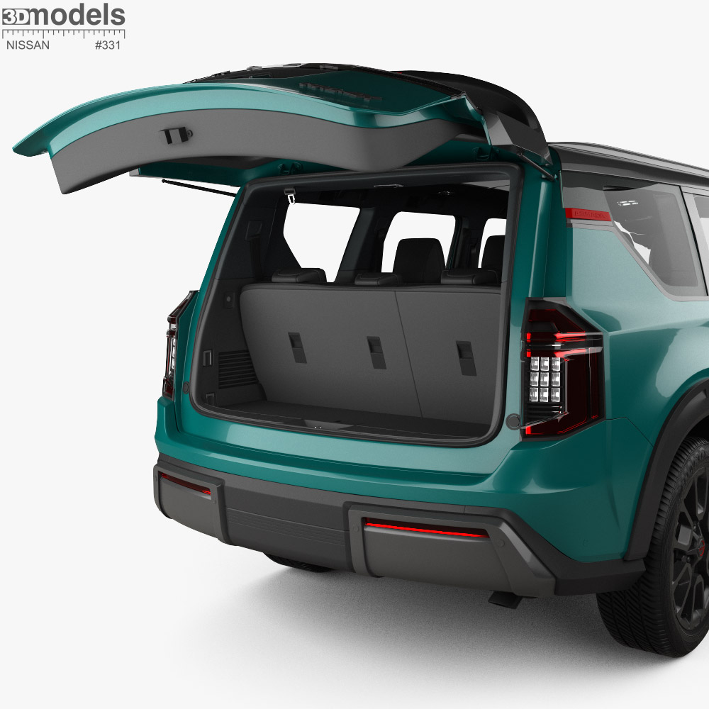Nissan Armada Pro-4X with HQ interior 2025 3D model - Download ...