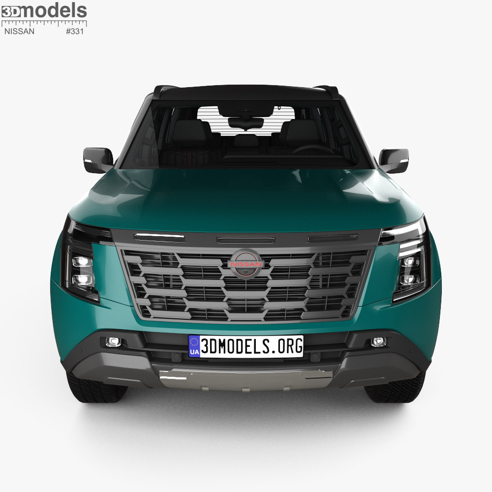Nissan Armada Pro-4X with HQ interior 2025 3D model - Download ...