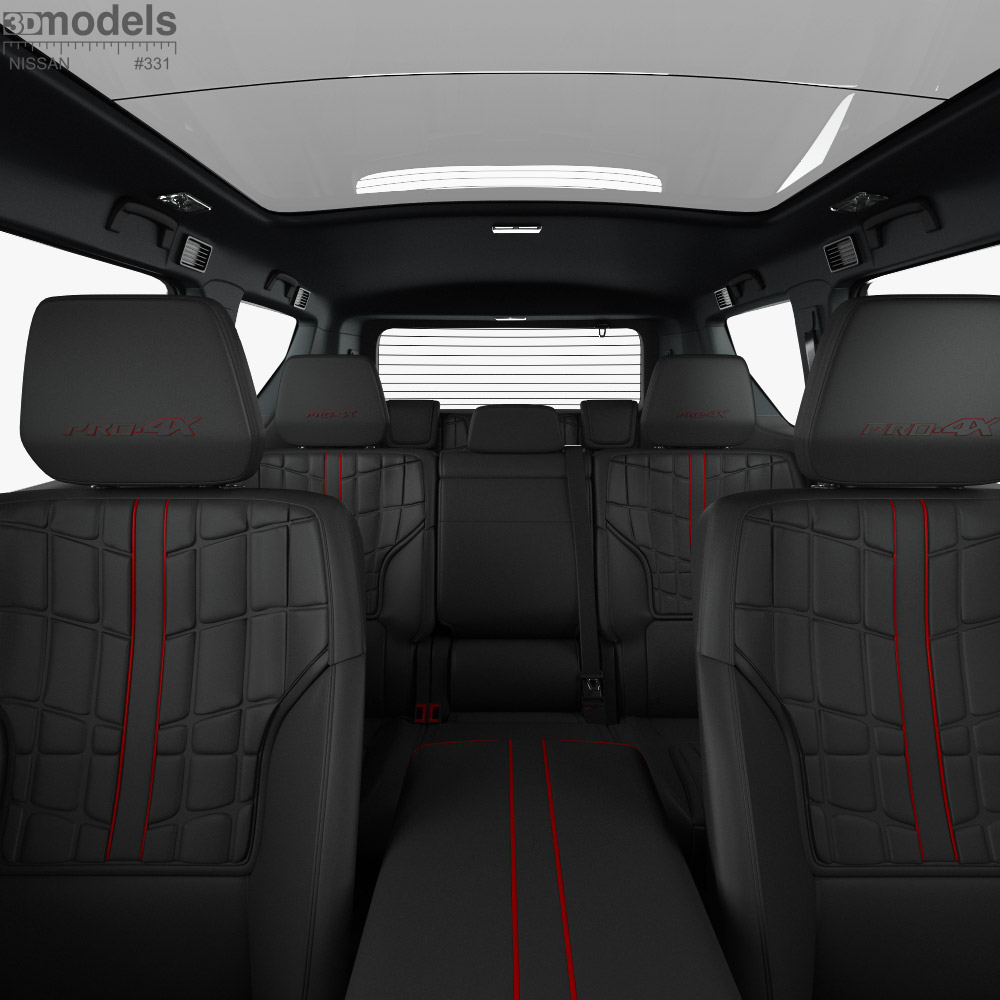 Nissan Armada Pro-4X with HQ interior 2025 3D model - Download ...