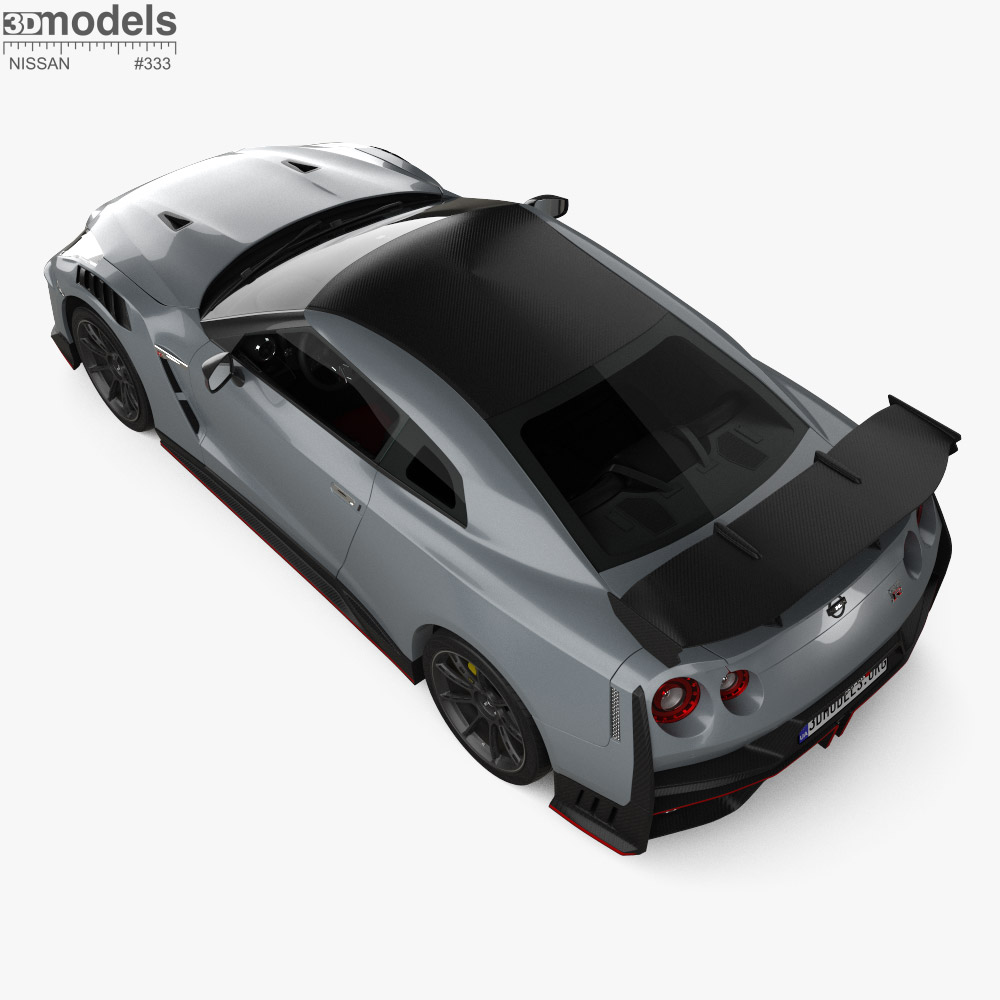 Nissan GT-R Nismo with HQ interior and engine 2025 3D model - Download ...