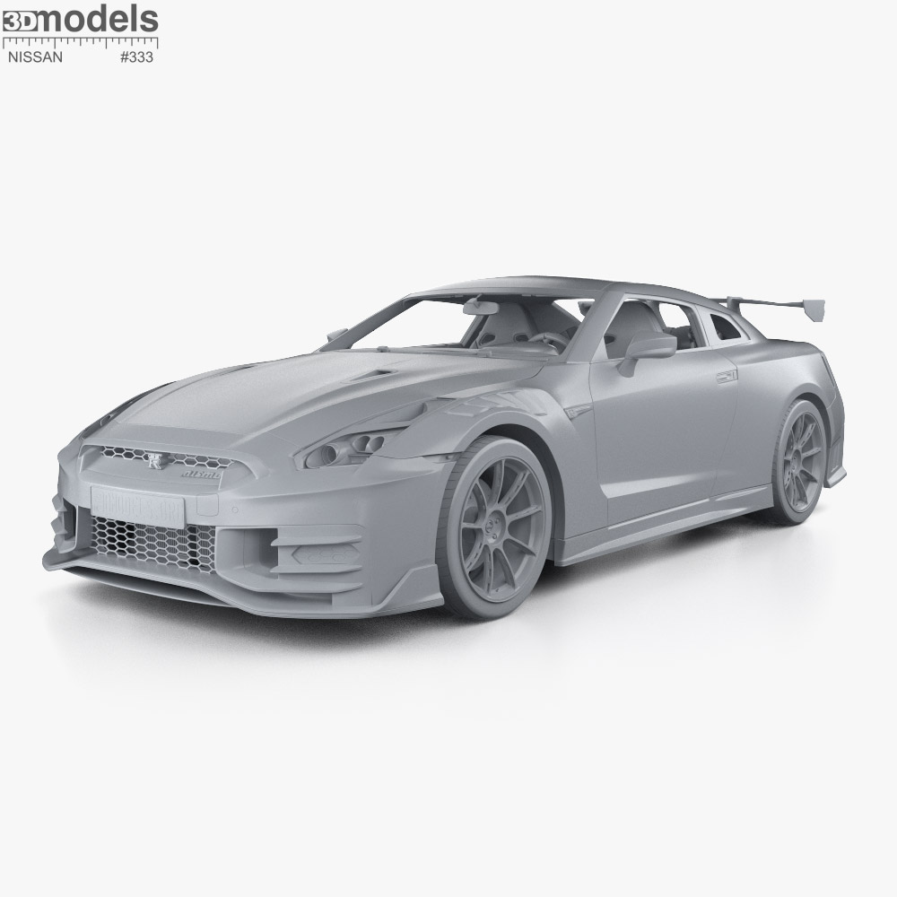 Nissan GT-R Nismo with HQ interior and engine 2025 3D model - Download ...