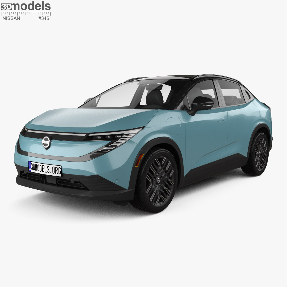 Nissan Leaf 2025 3D model - Download Sports car on 3DModels.org