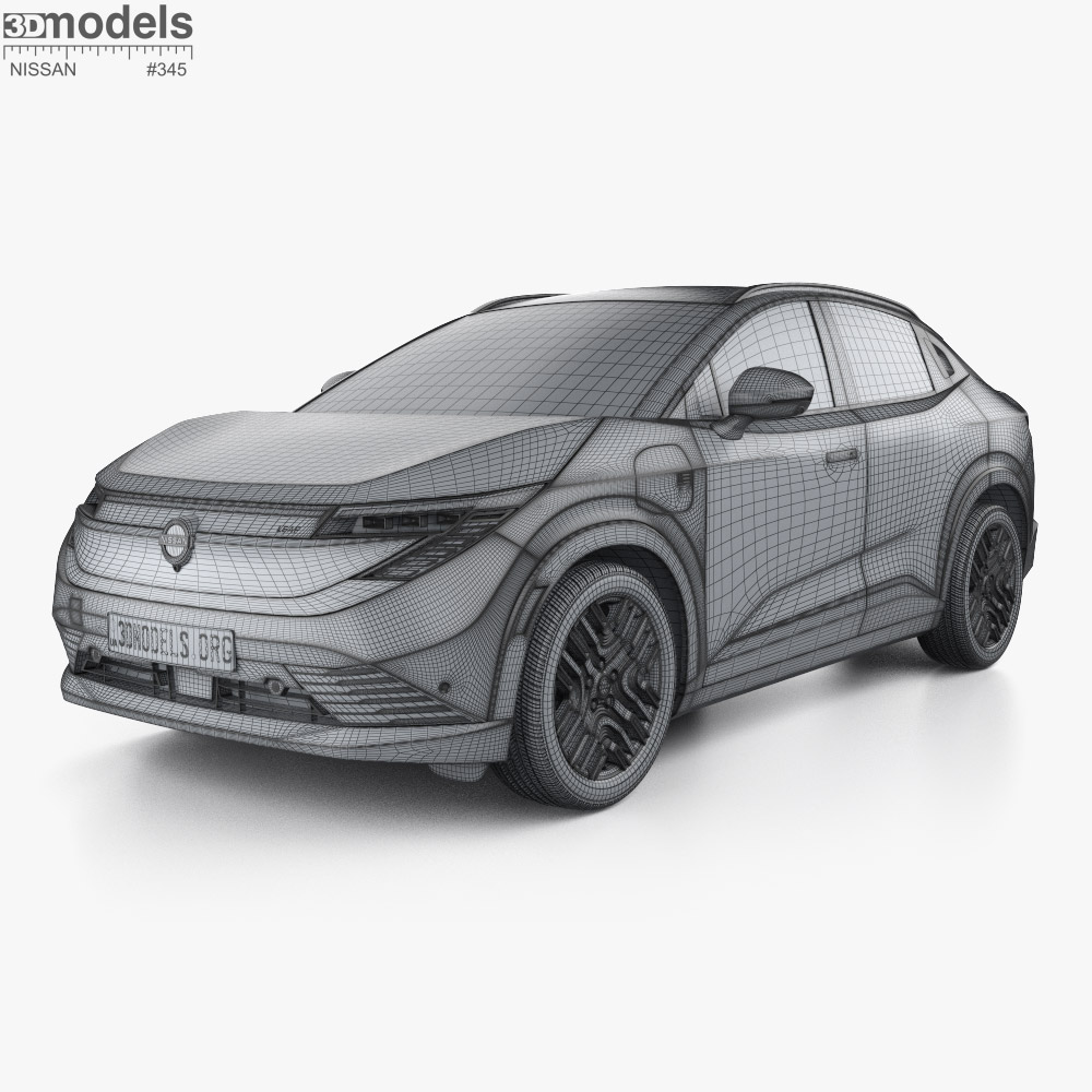 Nissan Leaf 2025 3D model - Download Sports car on 3DModels.org